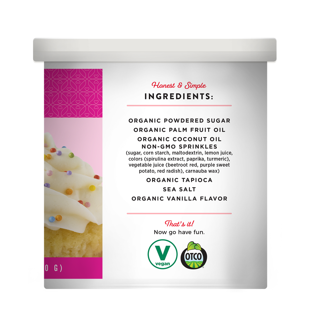 Confetti Pop Buttercream Frosting-Miss Jones Baking Co